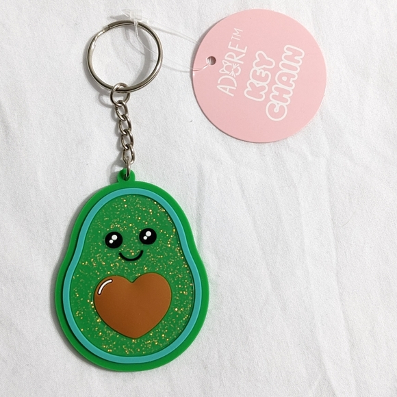 Accessories | Avocado Cute Plastic Keychain Nwt | Poshmark